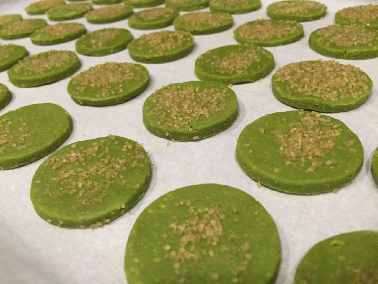 countdown to new years: matcha shortbread cookies; | Best With Chocolate