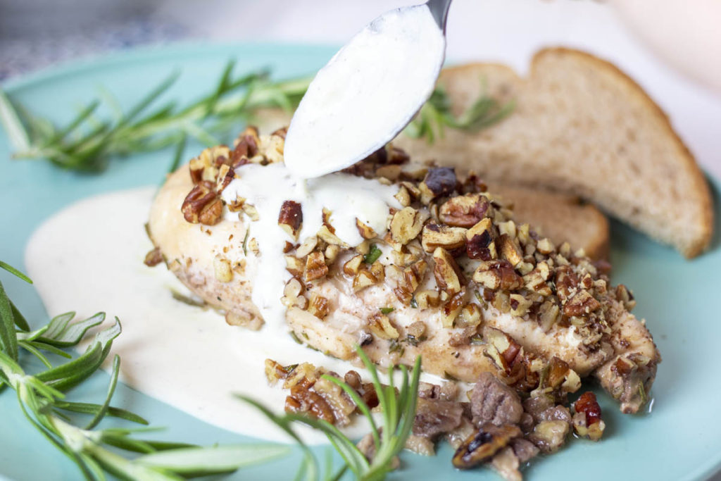 blue cheese pecan chicken; | Best With Chocolate