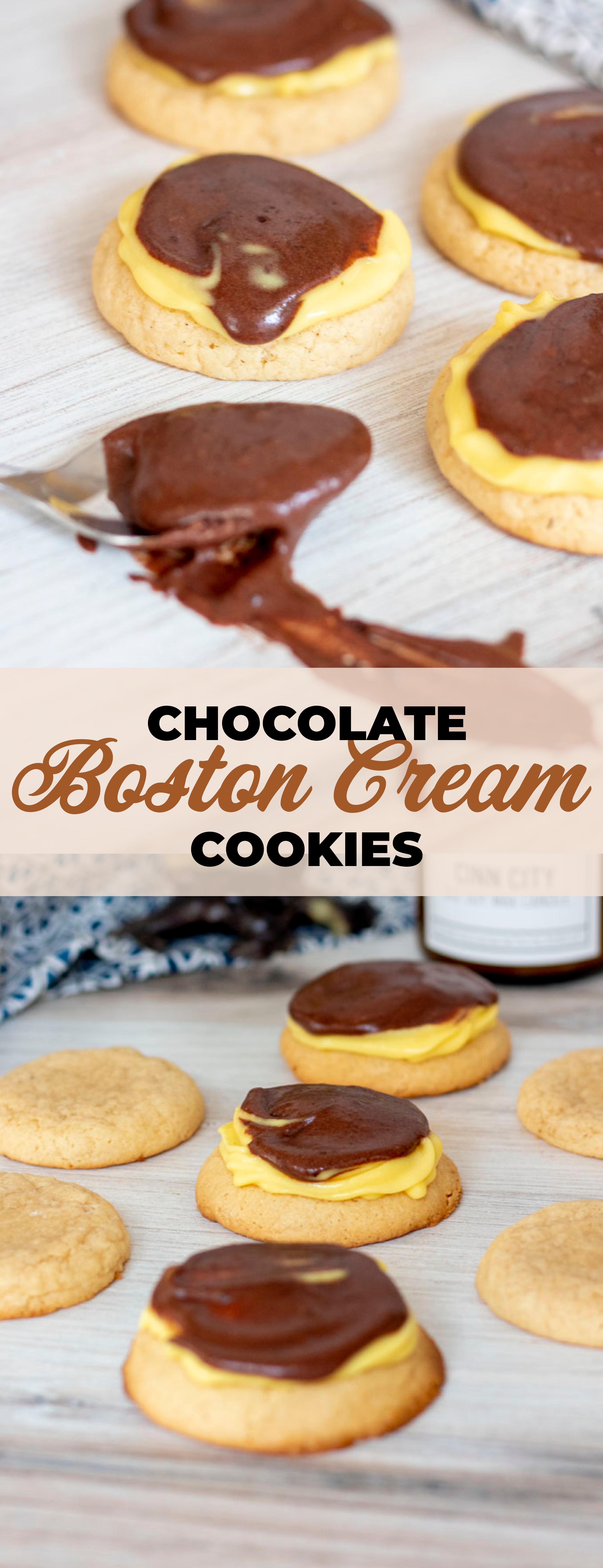 boston cream cookies; | Best With Chocolate