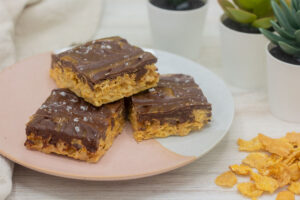 caramel cornflake bars; | Best With Chocolate