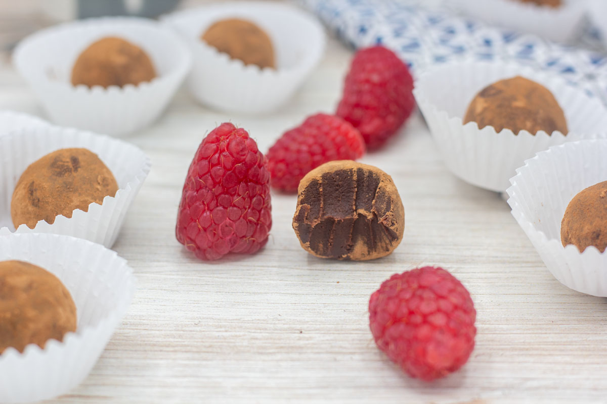 raspberry chambord truffles; | Best With Chocolate