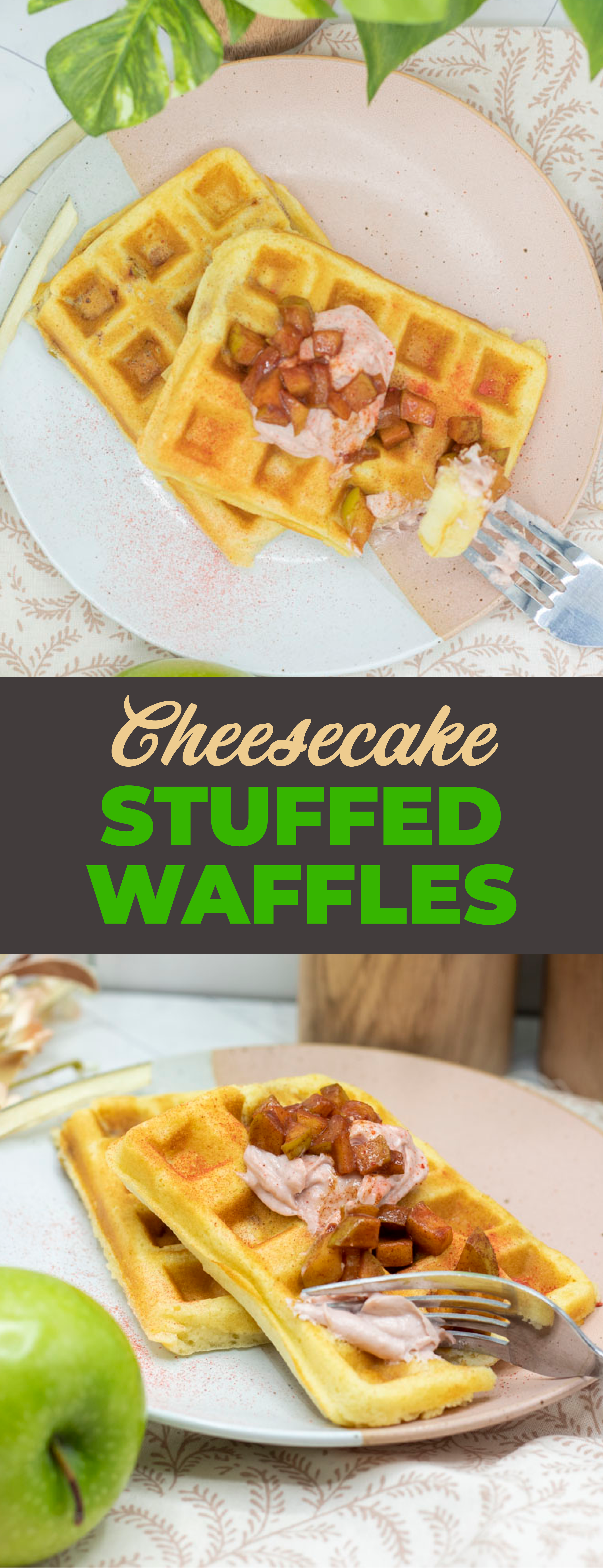 stuffed cheesecake waffles; | Best With Chocolate