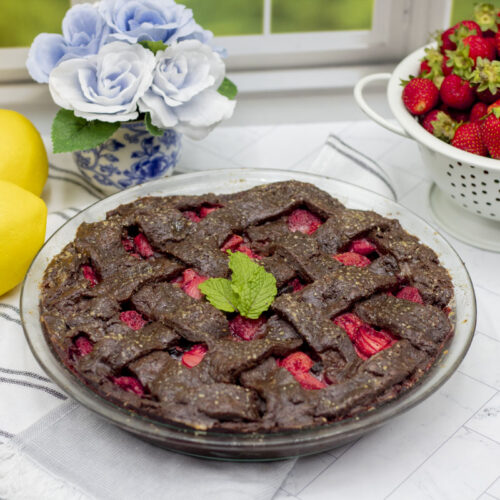 chocolate lattice strawberry pie; | Best With Chocolate