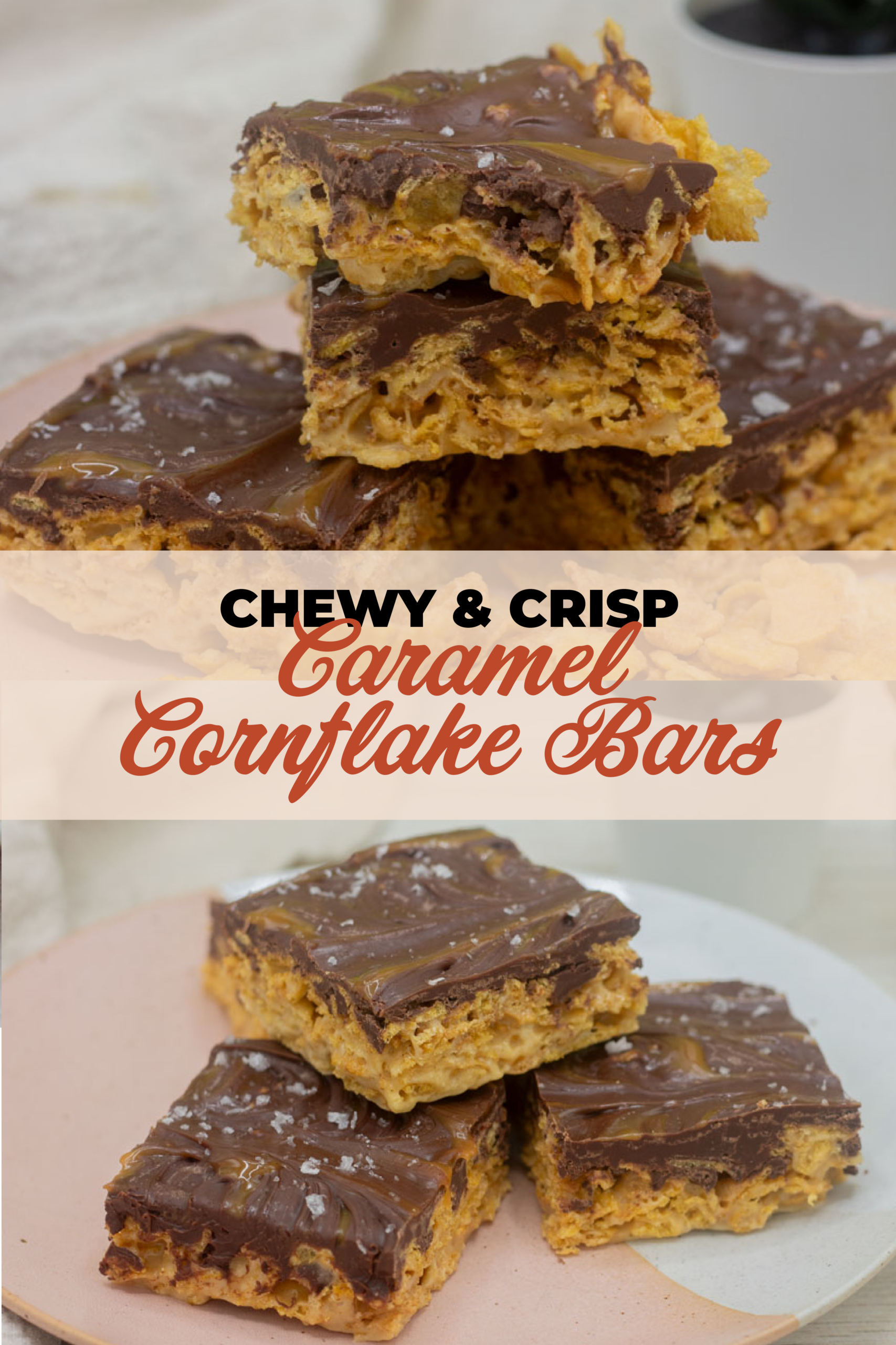 caramel cornflake bars; | Best With Chocolate