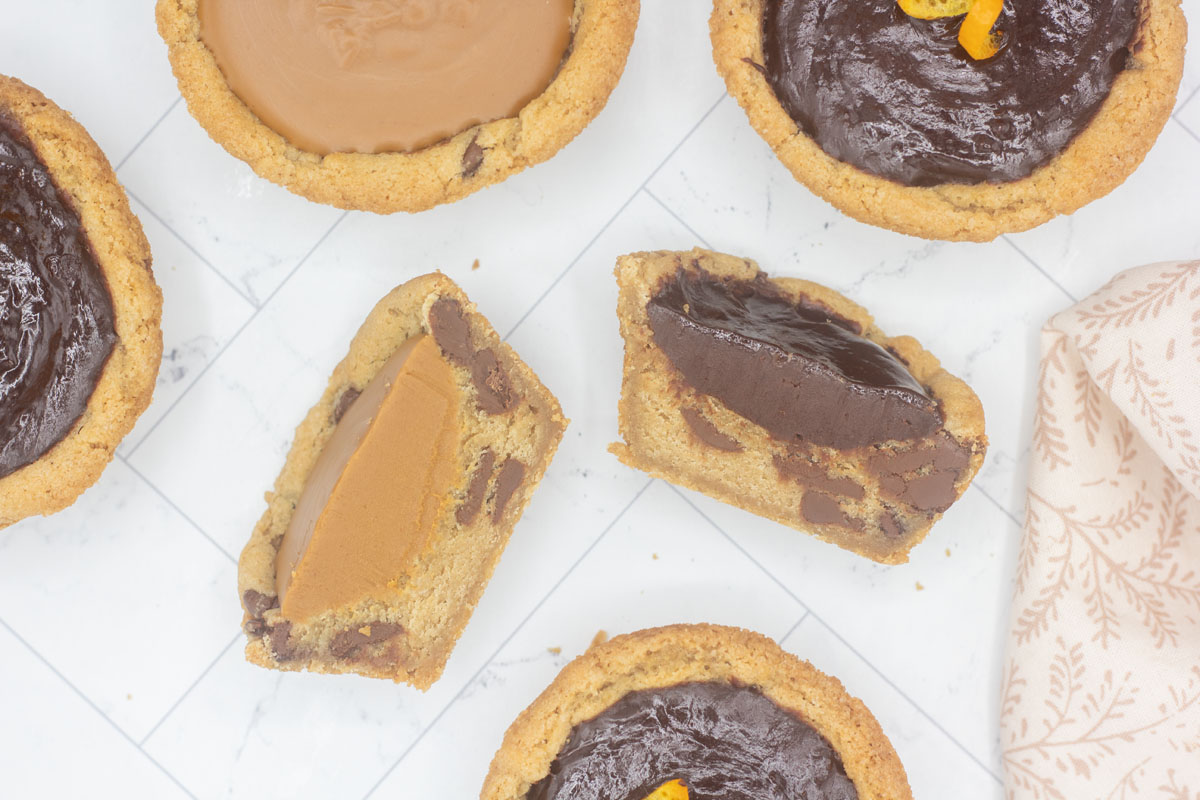 deep dish cookie cups; | Best With Chocolate