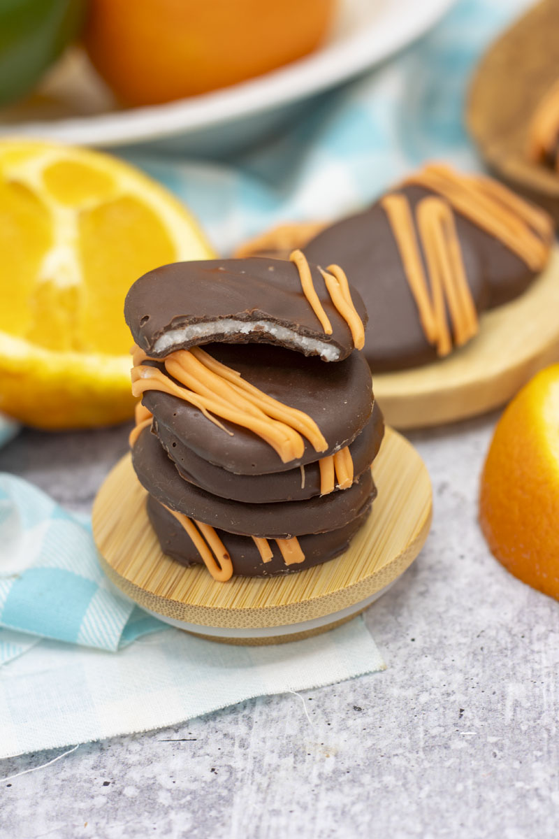 orange chocolate patties; | Best With Chocolate