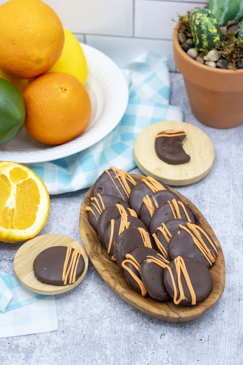 orange chocolate patties; | Best With Chocolate