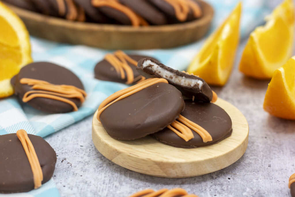 orange chocolate patties; | Best With Chocolate
