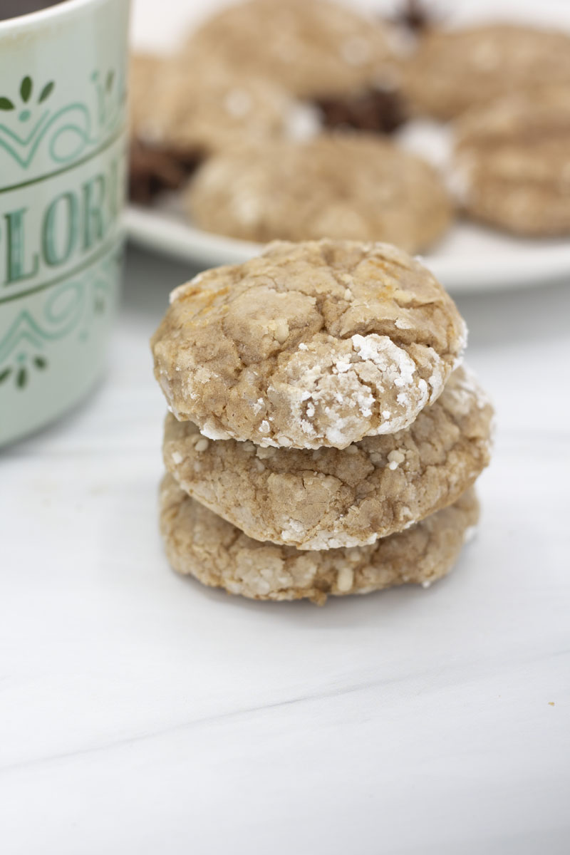 spice cake crinkle cookies; | Best With Chocolate